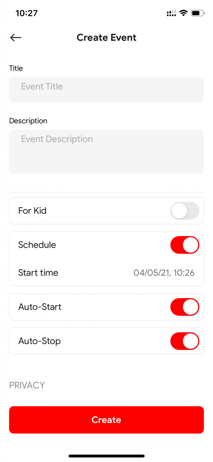 YouTube enable Auto-start & Auto-stop | Live Now - Live Stream app