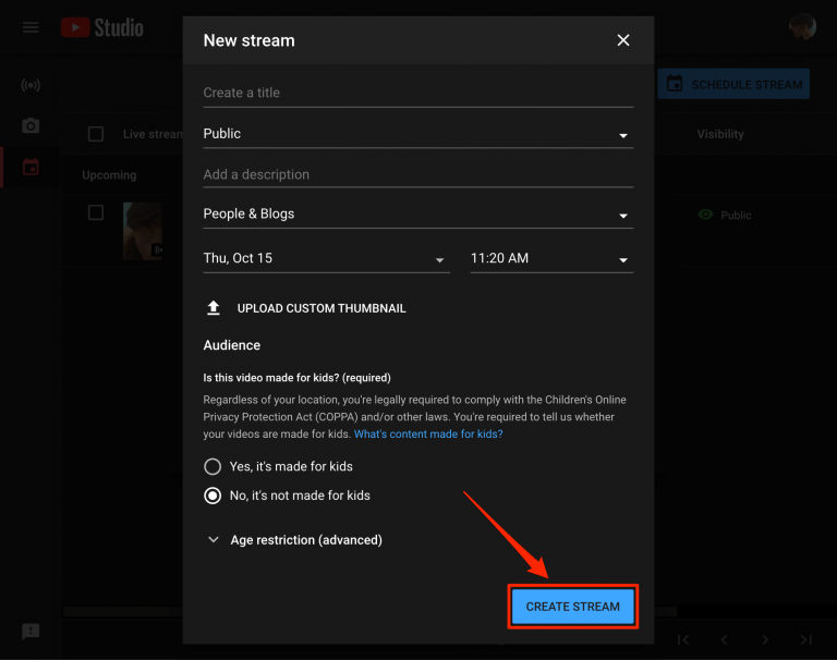 How to Find Your YouTube Stream Key | Live Now - Live Stream app