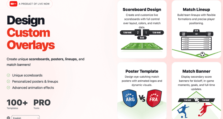 Design Custom Overlays for Live Sports